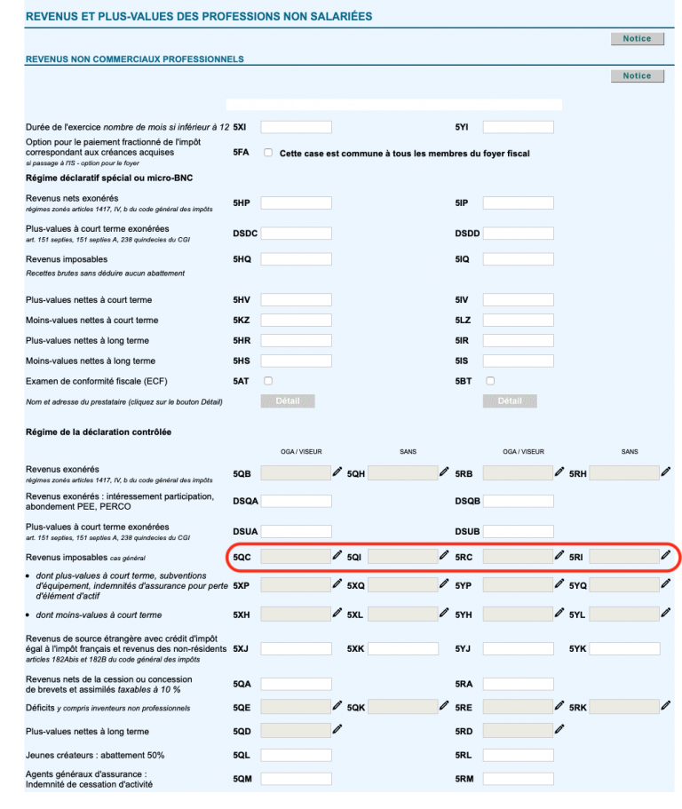 Bien remplir sa 2042-PRO C – Fédération des Médecins de France